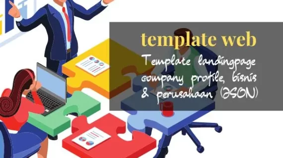 50 Desain Template Website Company Profile & Landing Page Elementor ...